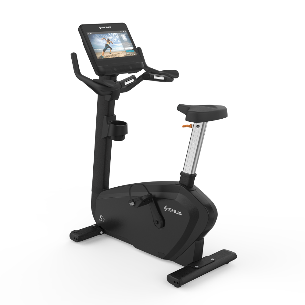 Shua S2 Commercial Upright Bike- 15.6" Touch Screen (7 Year Warranty ...