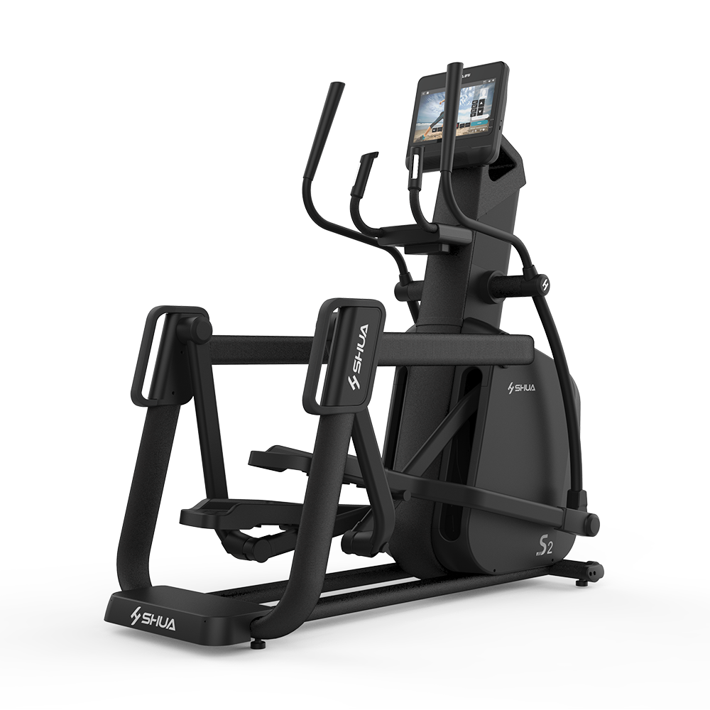Shua S2 Commercial Elliptical Trainer with 15.6" Touch Screen (7 Year ...