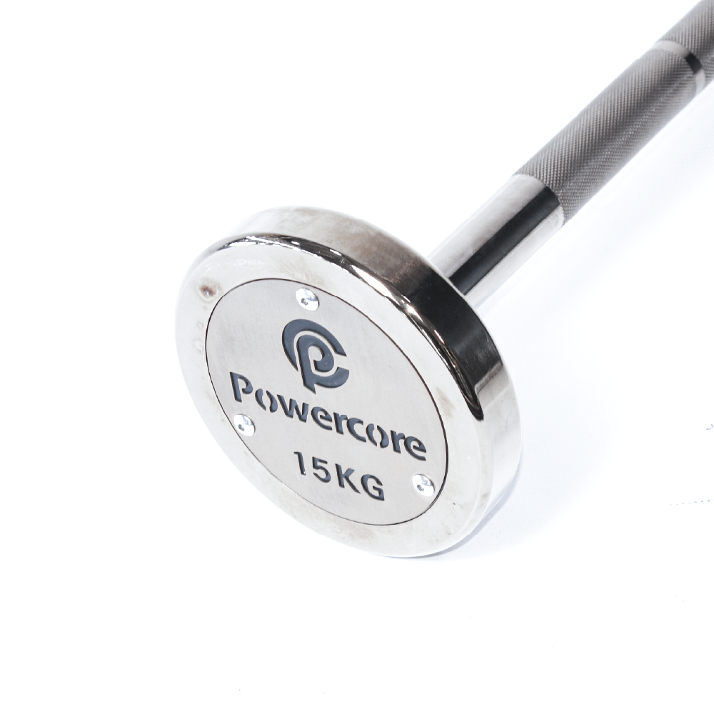 Powercore Chrome Straight Barbell Set (15kg - 35kg) – MiFitness